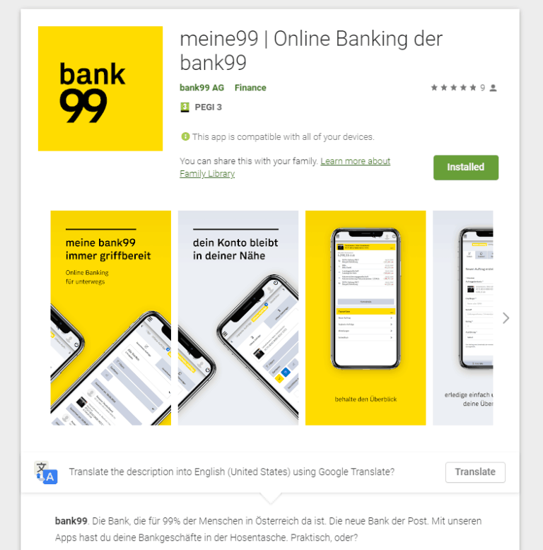 Bank99 startet am 1. April: Banking Apps bereits online ...